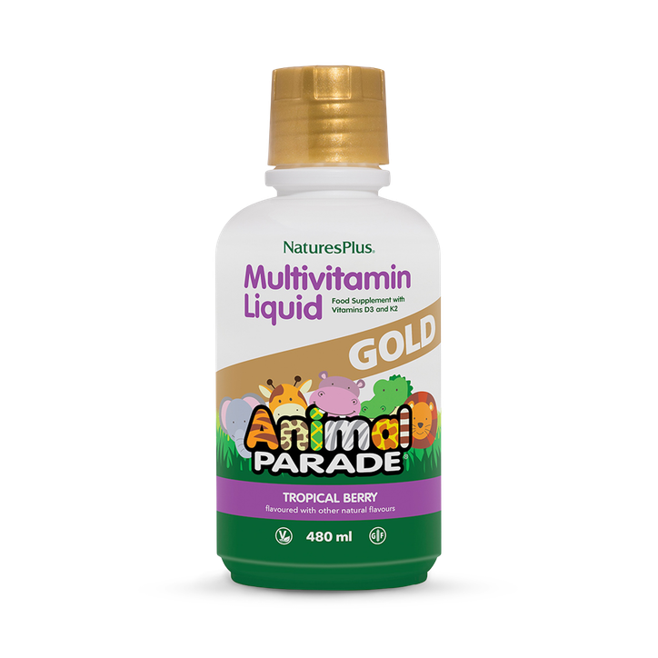 NaturesPlus Animal Parade® GOLD Multivitamin Children’s Liquid 480ml | H&B