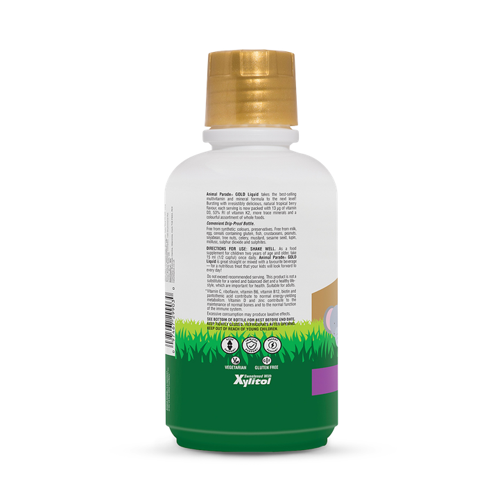 NaturesPlus Animal Parade® GOLD Multivitamin Children’s Liquid 480ml | H&B