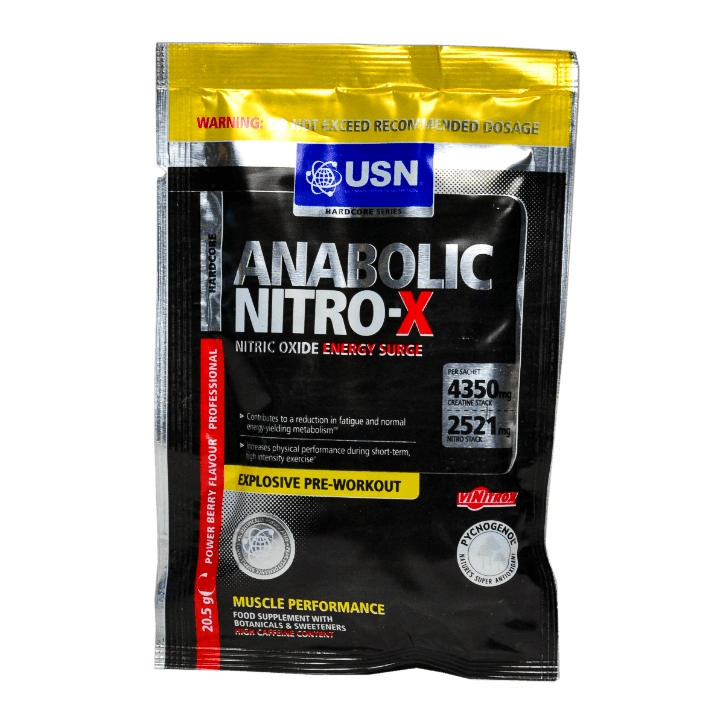 USN Anabolic Nitro X Power Berry 20.5g Powder