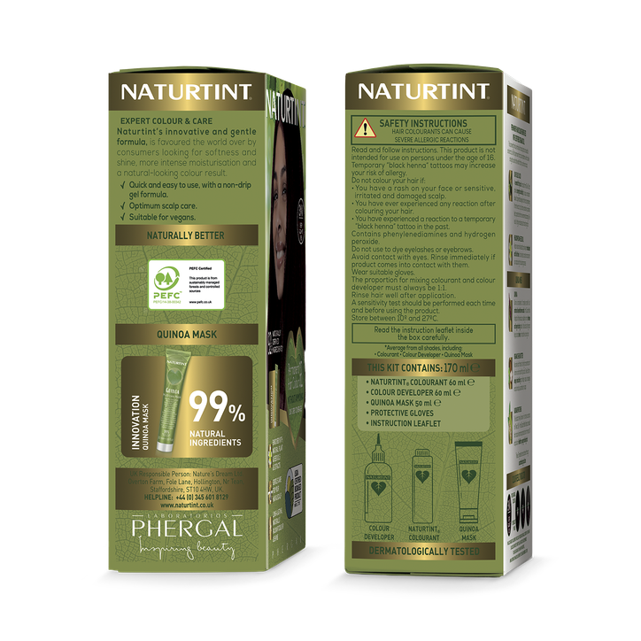 Naturtint Permanent Hair Colour Gel 5A Light Ash Chestnut 170ml | H&B