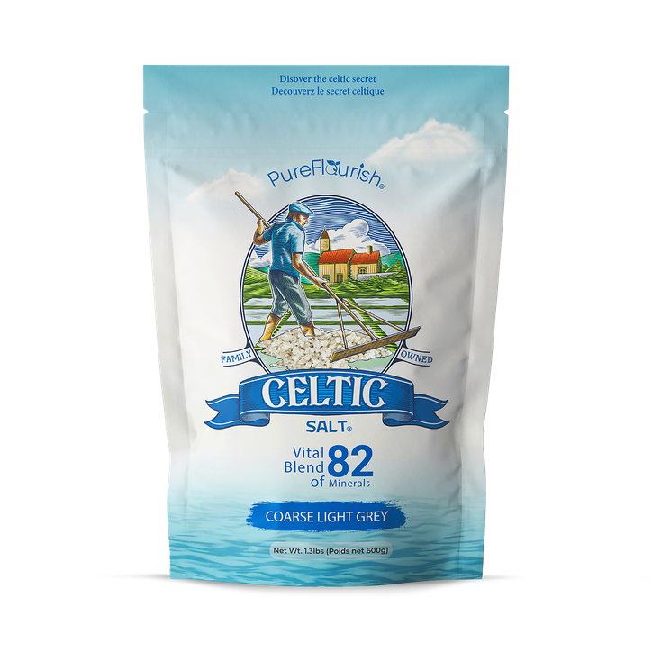 Pure Flourish Celtic Sea Salt Coarse 600g | H&B