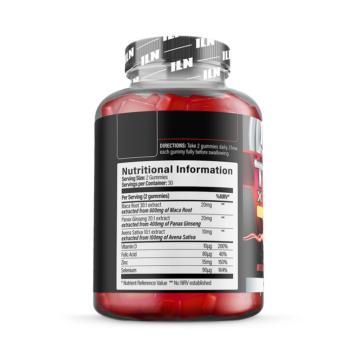 Test Xtreme Gummies - Testosterone Supplements for Men - 60 Vegan ...