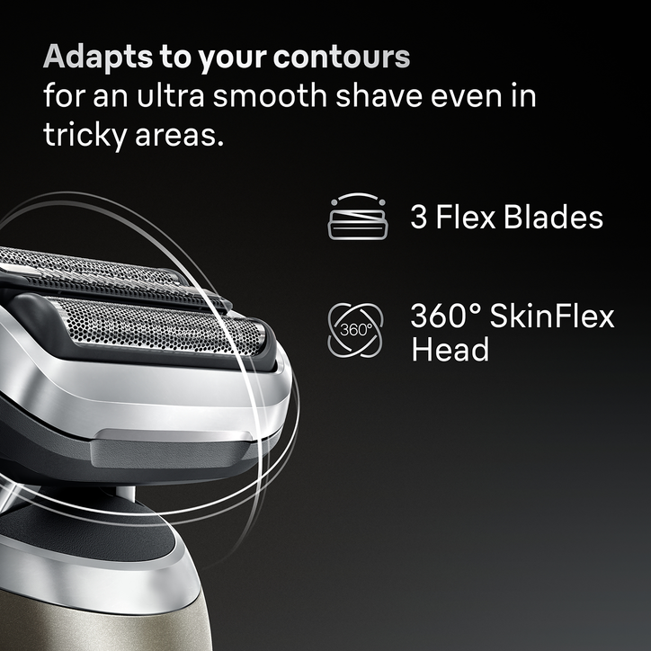 Braun Electric Shaver, Series 7, With SmartCare Center, EasyClick ...
