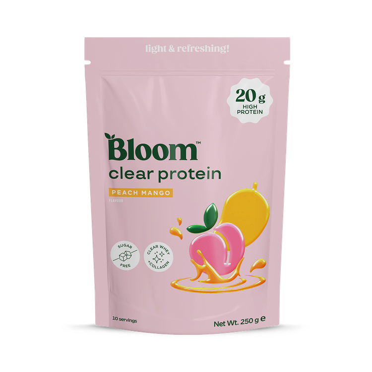 Bloom Clear Protein & Collagen Strawberry Watermelon 250g | H&B