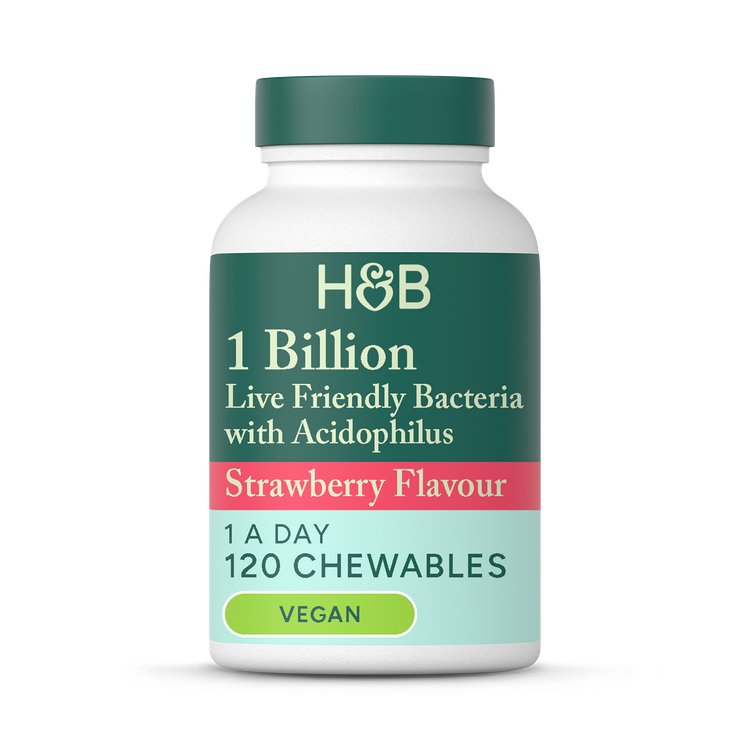 H&B 3 Billion Live Friendly Bacteria with Acidophilus 60 Caps ...