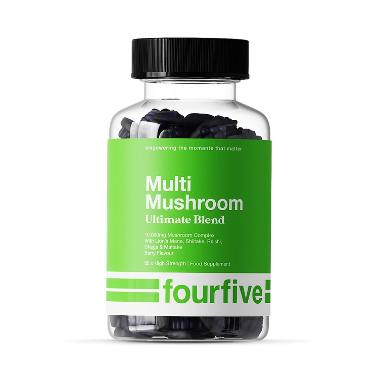 Fourfive Multi Mushroom Ultimate Blend 10,000mg 60 Capsules | H&B