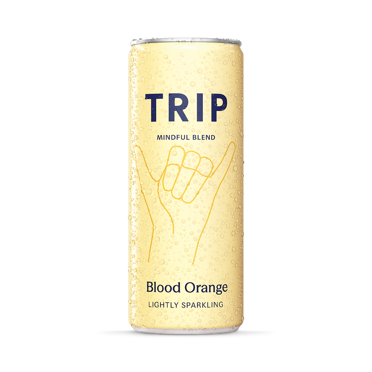 TRIP Elderflower Mint sparkling drink infused with CBD and fruit juices ...